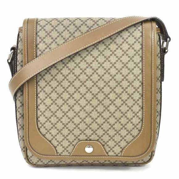 Gucci | Bags | Gucci Gucci Crossbody Shoulder Bag Diamante Pvcleather ...